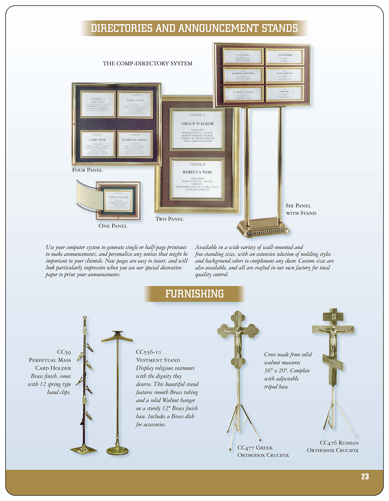 Chapel Equipment - Abigal Press