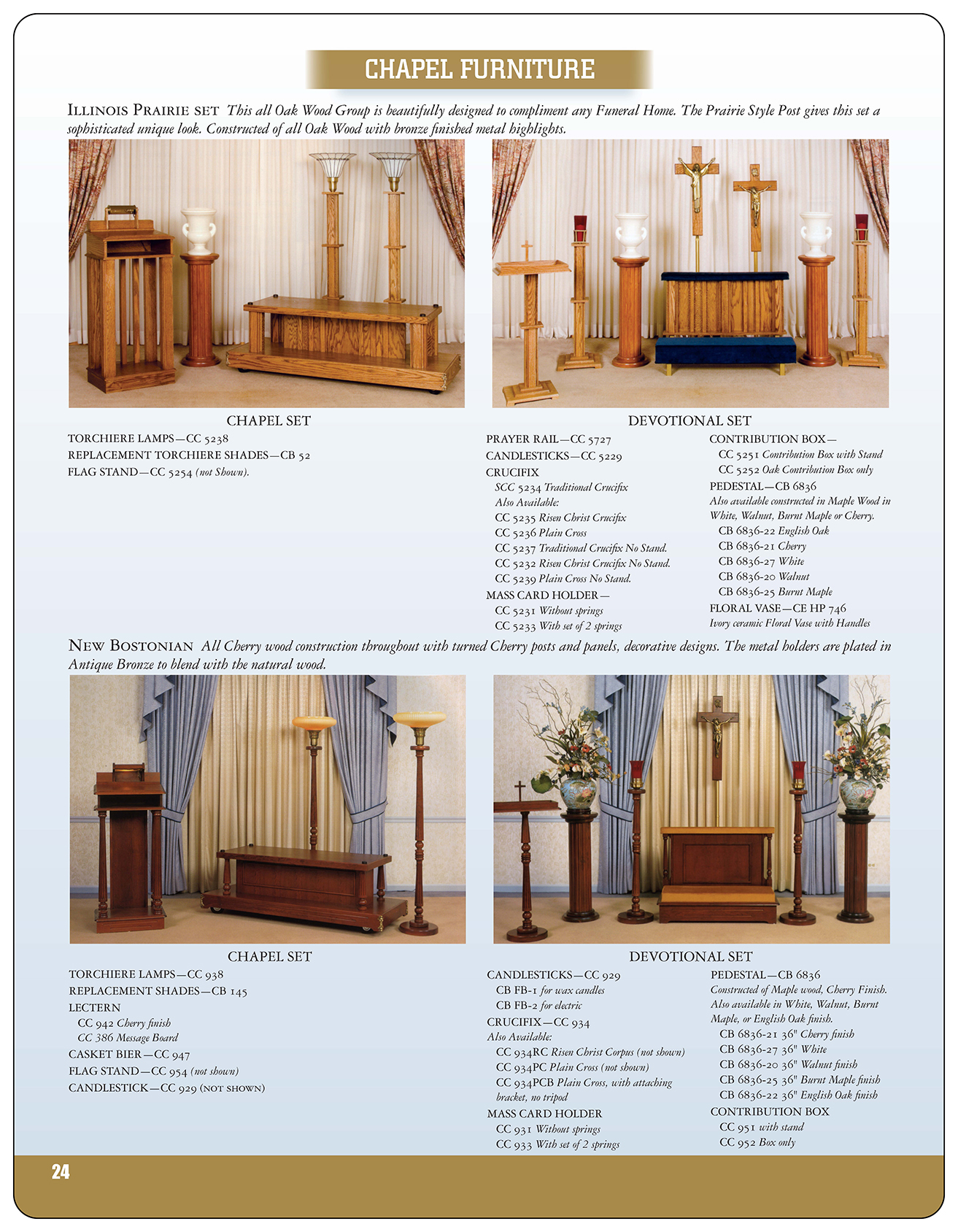 Chapel Equipment - Abigal Press